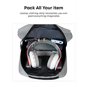 CHUWI Travel Laptop Backpack, 14inch/15.6inch Business Durable Backpacks, Waterproof Fabric, Laptop Bag for Business, Lightweight Bag for HeroBook Pro/GemiBook XPro/MiniBook X/FreeBook/GemiBook Plus