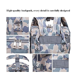 Armbq Camo Diaper Bag Backpack Multi-Function Diaper Bag for Baby Care Essentials Waterproof Travel Baby Bag for Mom Dad