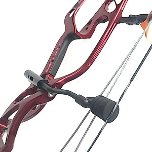 Zerone Compound Bow String Stop,Archery Compound Bow String Stabilizer, String Vibration Balance, Bowstring Stop Suppressor Bracket Mount Stabilizer