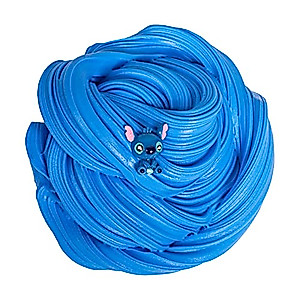 Blue Butter Slime, Non-Sticky and Glossy Slime, Stress Relief Scented Slime Toy for Kids Education, Party Favor and Birthday Gift(7oz 200ML)