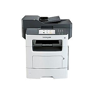 Lexmark MX611DE Monochrome Printer with Scanner, Copier and Fax - 35S6701,Gray/white