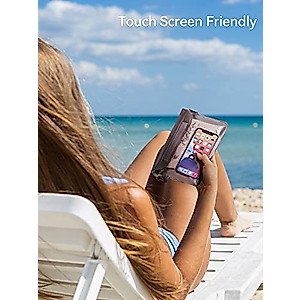 HEETA 2 Pack Waterproof Pouch, Screen Touch Sensitive Waterproof Dry Bag with Adjustable Waist Strap | Keep Your Phone and Valuables Dry | for Swimming Kayaking Boating Fishing Beach Diving Surfing