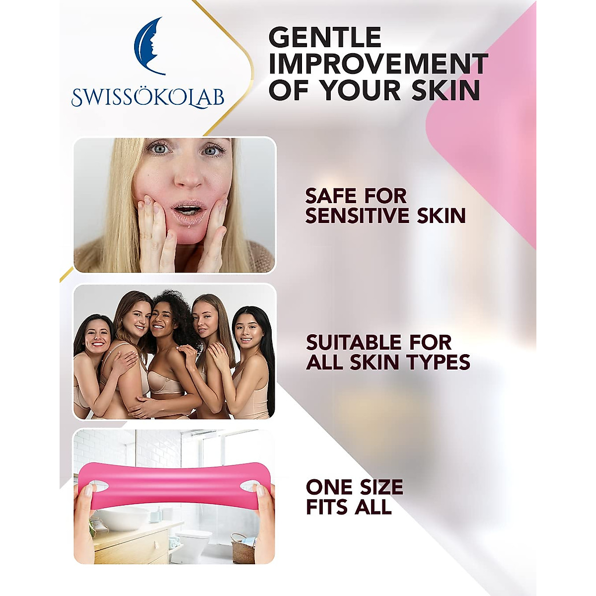 SWISSÖKOLAB Double Chin Reducer V Line Lifting Mask Face Slimming Strap Chin Neck V Shaped Lift Tape Chin Up Patch V Up Contour Tightening Firming