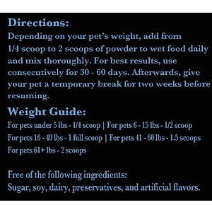 Organic Urinary Tract Infection UTI Support for Dogs and Cats - Fortified with Cranberry, D Mannose, and Curcumin - Optimizes Kidney & Bladder Function - Can Prevent Kidney/Bladder Stones - 200 G