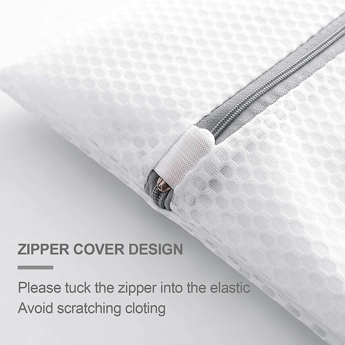 Mesh Laundry Bags for Delicates(2XL+2L), Laundry Bags Mesh Wash Bags, 125gsm Lingerie Bags