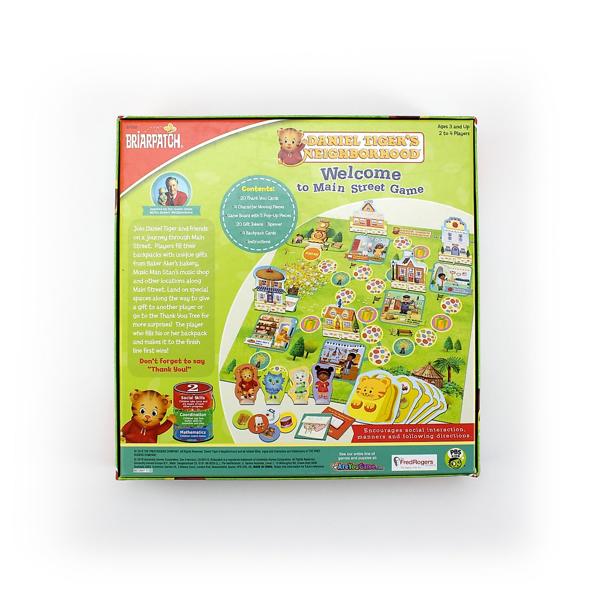 Briarpatch | Daniel Tiger's Neighborhood Welcome to Main Street, Based on Mister Rogers' Neighborhood, Preschool Game, Ages 3+