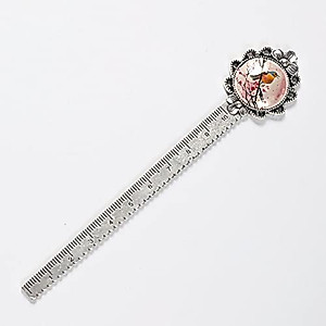 Long Metal Bookmark,Vintage Book Marks for Gift,Bird Flowers Rose Tree Bookmarks for Women and Men Book Markers