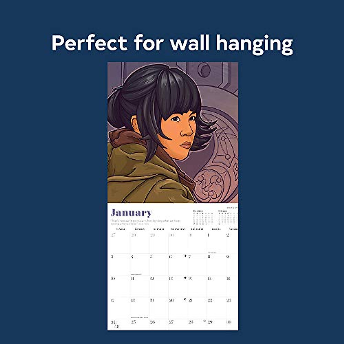 Star Wars Women of the Galaxy 2021 Wall Calendar