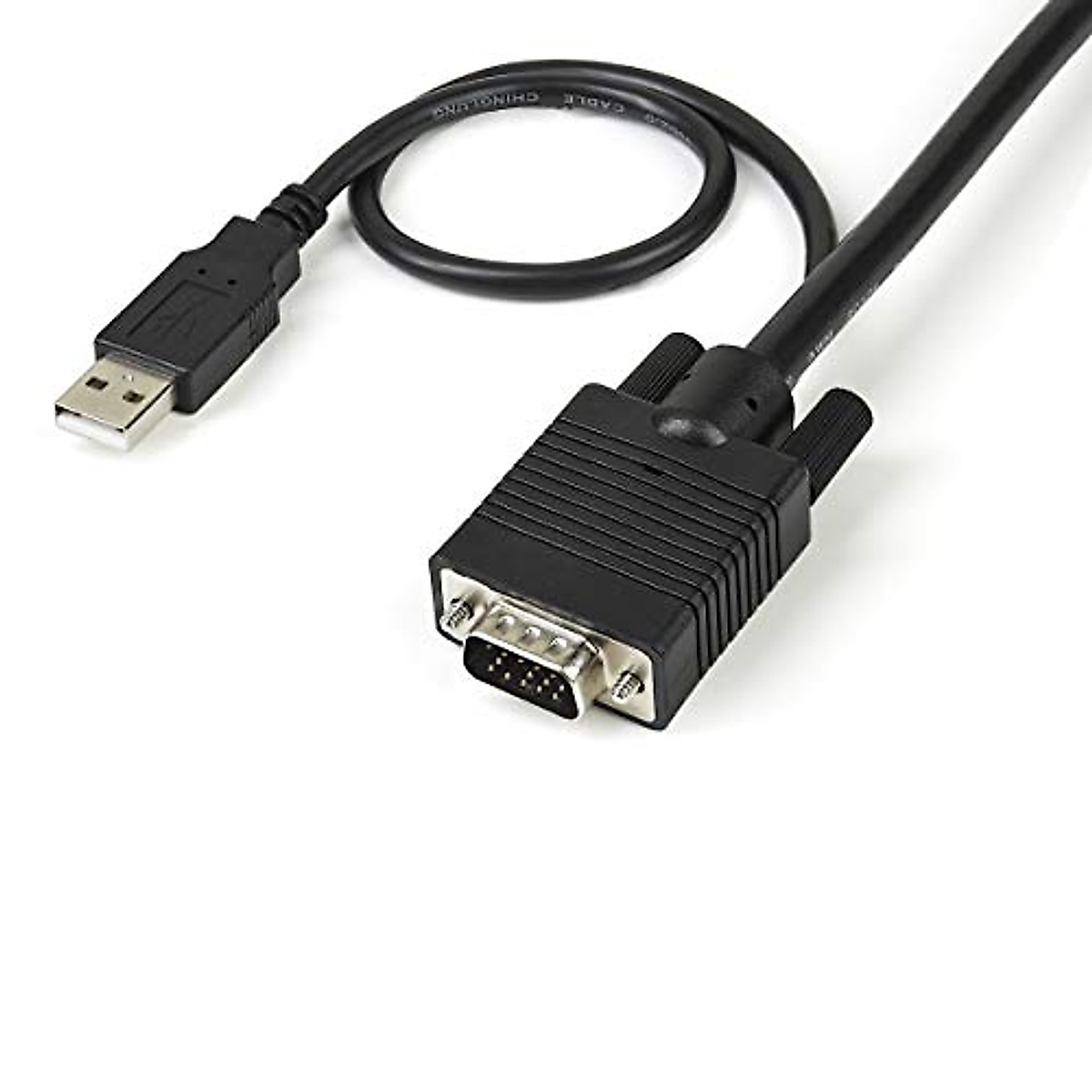 StarTech.com 2 Port USB VGA Cable KVM Switch - USB Powered with Remote Switch - KVM with VGA - Dual Port VGA KVM Switch (SV211USB),Black