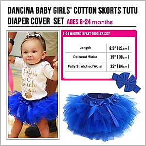 Dancina Baby Bloomer Romper Tutu Skirt Ages 6-24 Months Red
