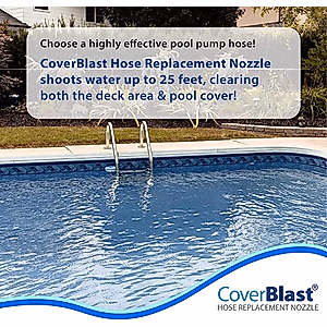 CoverBlast Pool Cover Pump Accessory - Easy-to-Install Hose Replacement Nozzle for Pool Pump