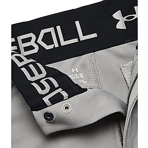 Under Armour Men's Utility Baseball Knicker 22, (075) Baseball Gray / / Black, Small