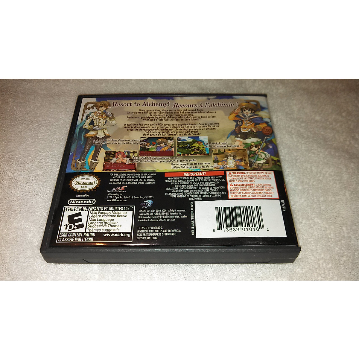 Atelier Annie: Alchemist of Sera Island - Nintendo DS