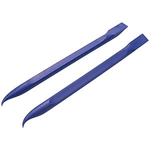 Jteyult 6Pcs Plastic Scraper Cleaning Tool Carbon Fiber Lottery Ticket Scratcher Tool for Spaces, Kitchen, Crevices, Food