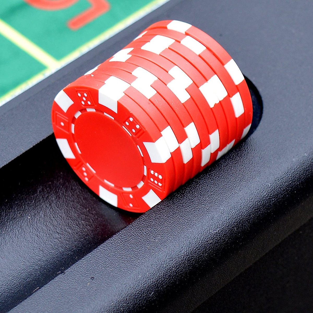 Hathaway unisex adult Classic Monte Carlo 4 in 1 Casino Game Table, Black, Craps and Bar Table Includes Accessories US