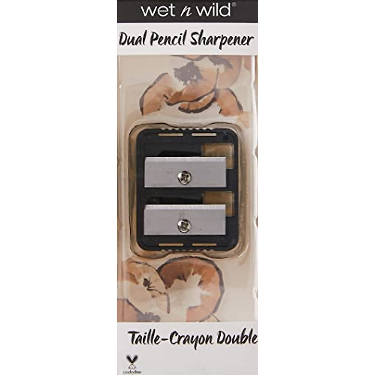 Wet n Wild Dual Pencil Sharpener Dual-Pencil Eyeliner Pencil Sharpener | Convenient | Essential Tool | Sharpens | Easy To Clean | Travel-Friendly | Compact