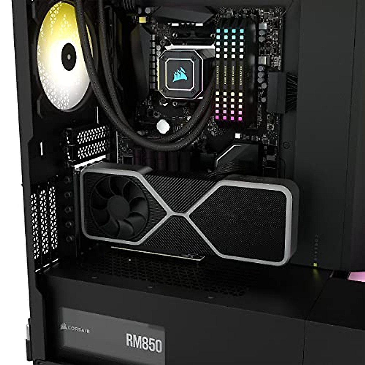 H170i ELITE CAPELLIX Liquid CPU Cooler - 33 Dynamic RGB LEDs - 140mm Fans - 420mm Radiator - COMMANDER CORE Smart Lighting Controller - CORSAIR iCUE Software Compatible - Zero RPM Fan