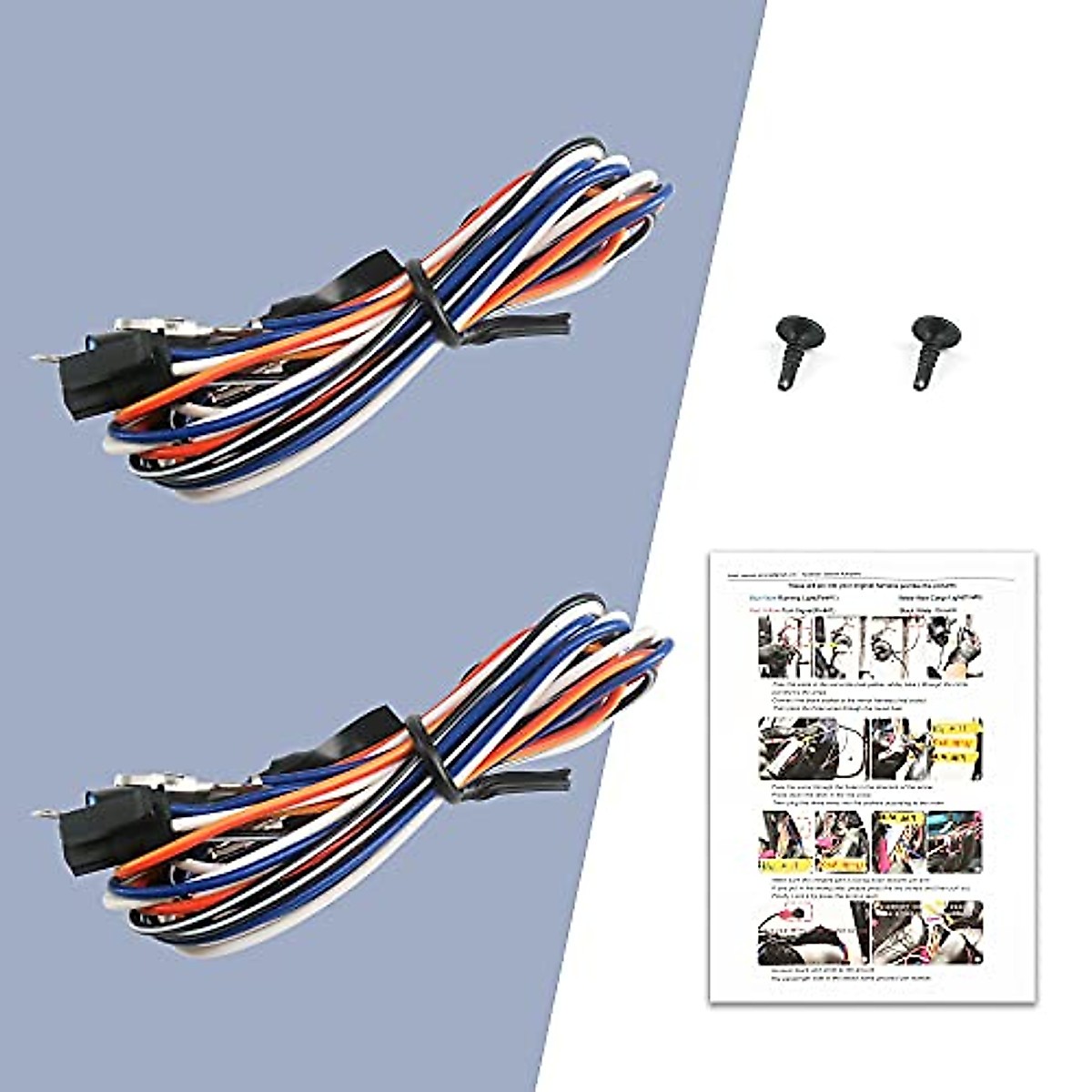 2014-2018 Silverado Sierra Tow Mirrors Wiring Harness for Cargo Lights Running Lights Turn Signal Lights