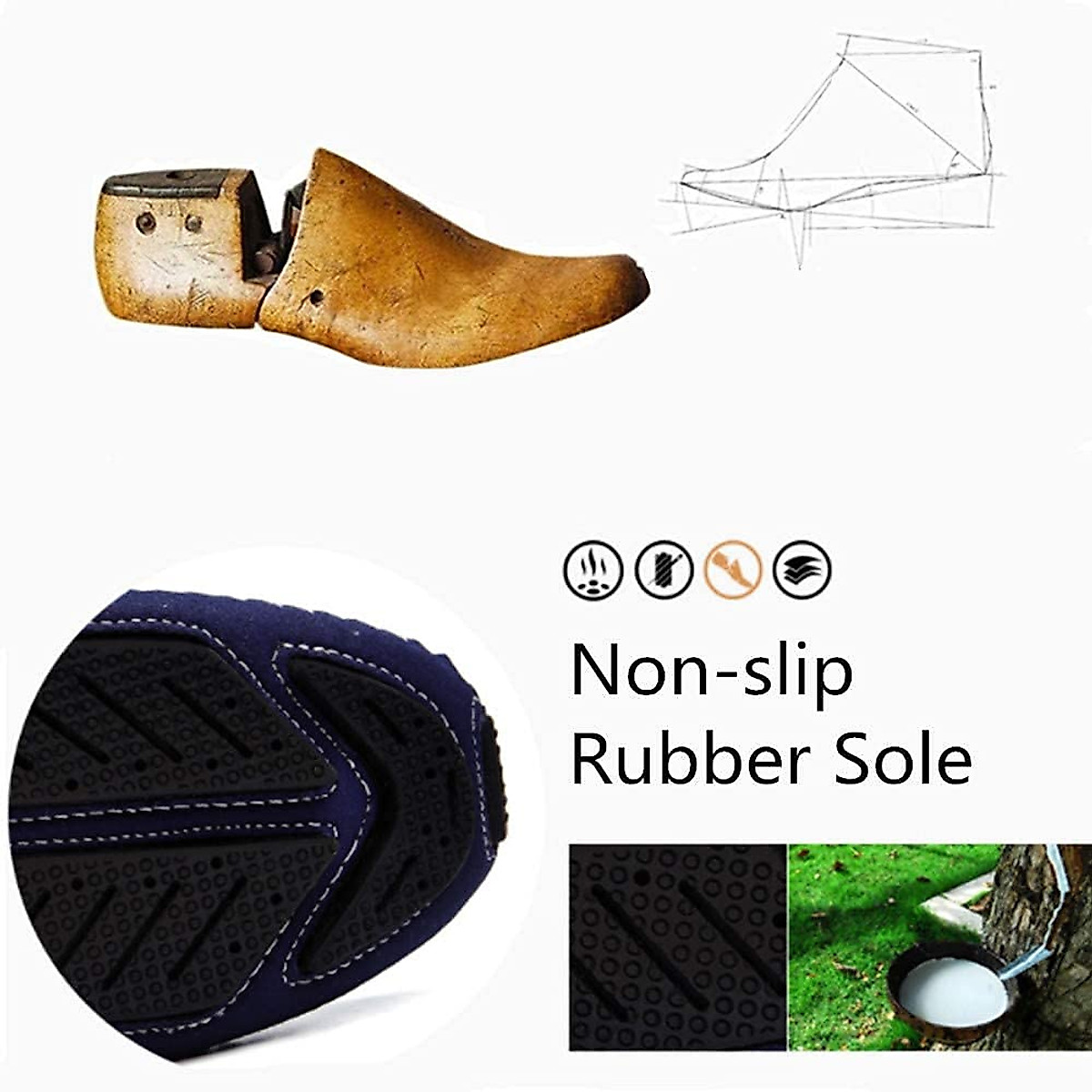 Asifn Mens Leather Driving Loafer Lightweight Slip-on Breathable Walking Boat Shoes Flat Slippers Outdoor Moccasin 9-9.5 Brown