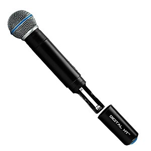 Nady DW-22 Dual Digital Wireless Handheld Microphone System – Dual Fixed UHF Frequency – Ultra-Low Latency with QPSK Modulation - Dual XLR and Mixed ¼” outputs