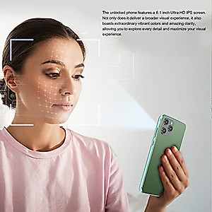 I13pro Max 4G Unlocked Phone for Android 11, 6.1 Inch HD Display Phone with Gravity Sensing Navigation System, Dual SIM 4GB RAM 64GB ROM 8MP 16MP 4000mAh Battery Unlocked Mobile Phone(Dark Green)