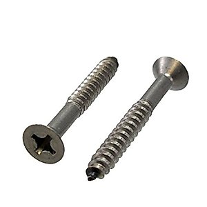 # 18 X 3-1/2" Stainless Steel Flat Head Phillips Boardwalk Wood Screws (Pack of 12)