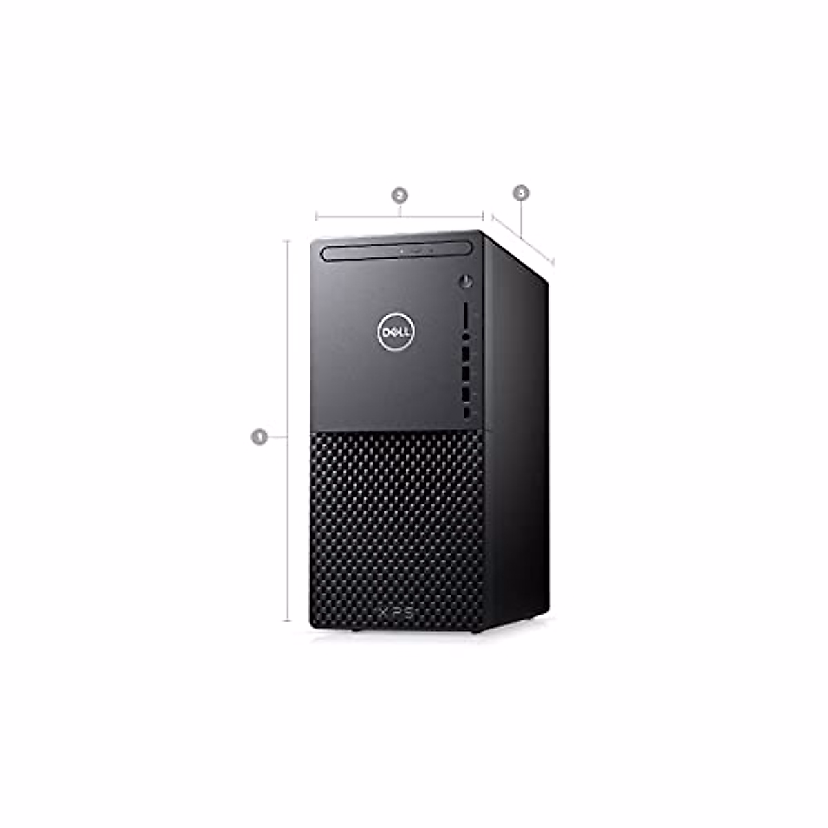 Dell XPS 8940 Desktop | Core i7-10700 - 1TB HDD + 512GB SSD Hard Drive - 32GB RAM - Nvidia GeForce RTX 3060 Ti | 8 cores @ 4.8 GHz - 8GB GDDR6 Win 10 Home Black