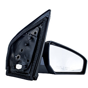 Dependable Direct Passenger Side Mirror for Nissan Sentra (2007 2008 2009 2010 2011 2012) Power Operation Unpainted Non-Heated Non-Folding Right Outside Rear View Replacement Door Mirror - NI1321167
