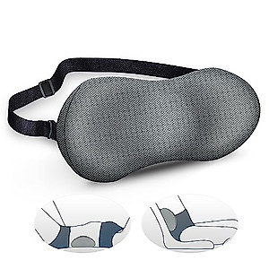 Dikuer Lumbar Support Pillow for Office Chair and Car Seat with Adjustable Strap, Anti-Slip Back Support Pillow for Lower Back Pain Relief, Ergonomic Memory Foam with Washable Cover for Bed, Travel