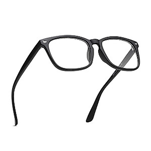Pro Acme Non-prescription Glasses Frame Clear Lens Eyeglasses (Matte Black)
