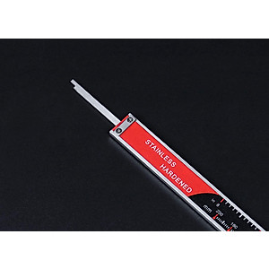 Accusize Industrial Tools 0-8'' / 0-200 mm Elctronic Digital Caliper with Extra Large Screen, Left-Hand, 0.0005''/0.01 mm Resolution, Ab11-L108