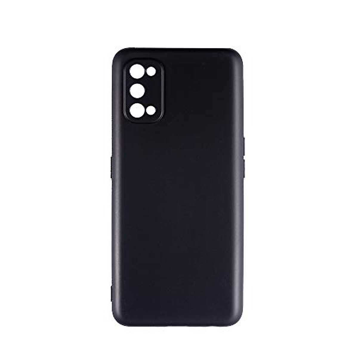 OPPO Realme 7 Pro Case, Scratch Resistant Soft TPU Back Cover Shockproof Silicone Gel Rubber Bumper Anti-Fingerprints Full-Body Protective Case Cover for OPPO Realme 7 Pro Sun Kissed Leather (Black)