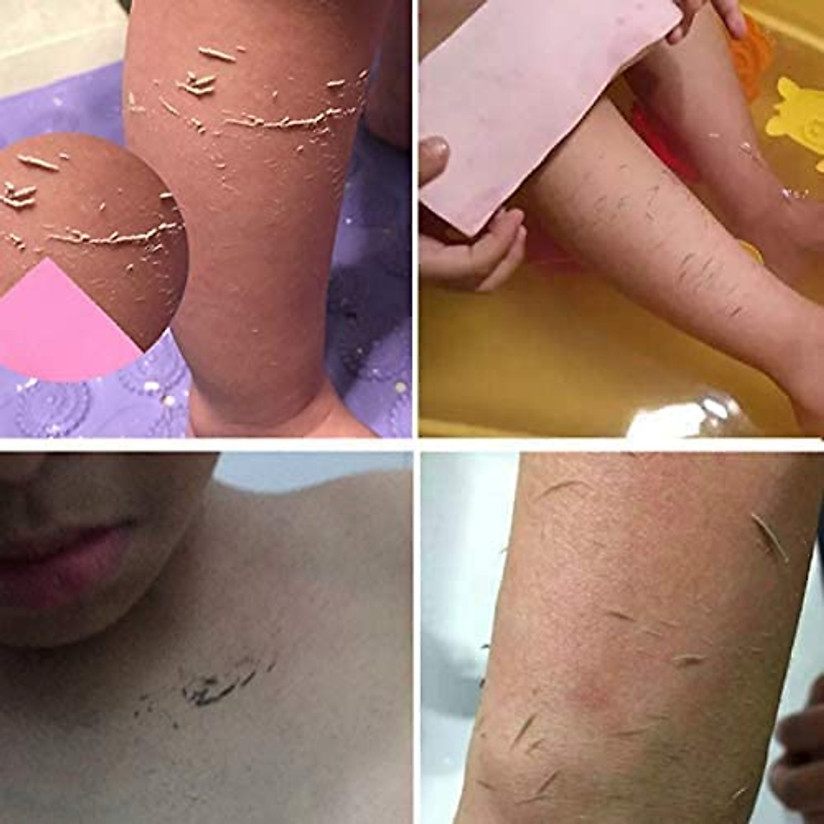 3pcs Ultra Soft Exfoliating Sponge,Bath Sponge for Kids and Adult Shower,Dead PVA Skin Sponge Remover for Bathroom Body Cleansing Supplies