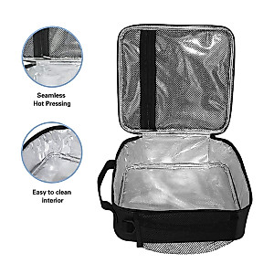 ZZXXB Maryland State Flag Crab Insulated Lunch Bag Box Reusable Thermal Cooler Bag Tote Outdoor Travel Picnic Bag With Shoulder Strap for Children Students Adults