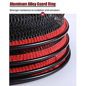 LJHU Fishing Keep Net Cage Rubber Fishing Keep Net Trap, Universal Foldable Fishing Basket Mesh, Drawstring Opening Design Fish Accessories Tool for Kayak/Minnows (Size : 2.5m x 35cm/8.2ft x 13.8in)