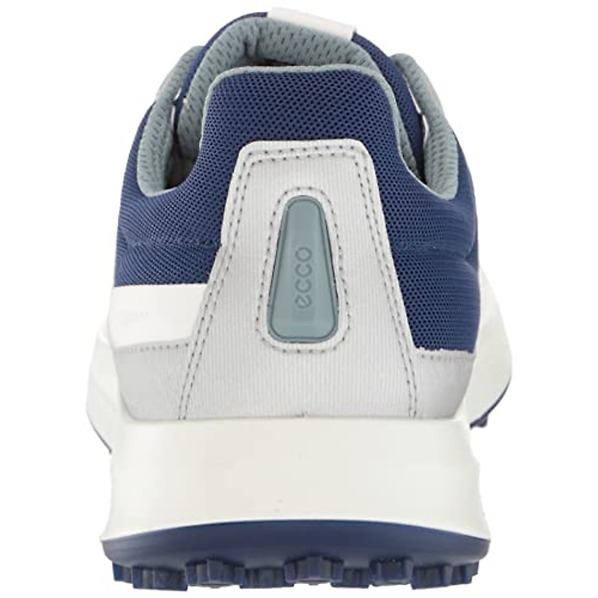 ECCO Men's Core Hydromax Water Resistant Golf Shoe, White/SILVERMETALLIC/Blue Depths, 10-10.5