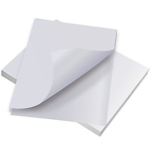 8.5" x 11" Full Sheet Label Sticker Paper for Laser & Inkjet Printers[300 Sheets,300 Labels]