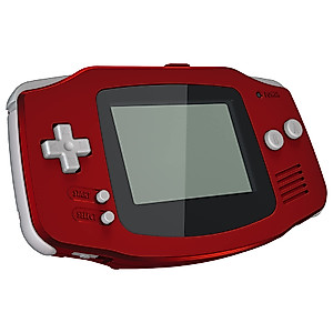 IPS Ready Upgraded eXtremeRate Scarlet Red Soft Touch Replacement Shell Full Housing Cover Buttons for Gameboy Advance GBA – Compatible with Both IPS & Standard LCD –Console & IPS Screen NOT Included