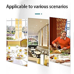 BBAUER Glass Lazy Susan Turntable, Swivel Glass with Base, with Aluminum Alloy Bearing, Smooth Swivel, for Kitchen Dining, Parties, Wedding