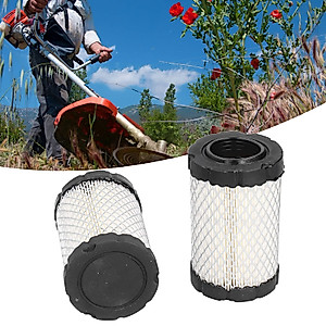 OUKENS Air Filter, Air Cleaner Cartridge, Lawn Mower Fuel Filter Set Replacement 796031 for E100 E120 E130 E140 E150 100 Series Tractor