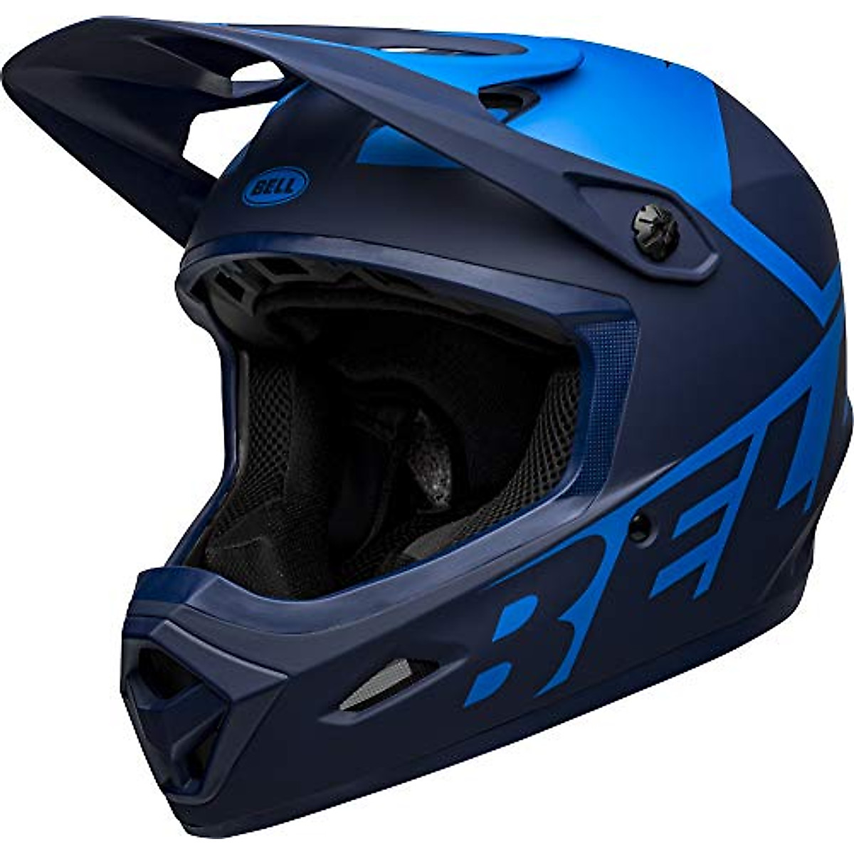 BELL Transfer Adult Full Face Bike Helmet - Matte Blue/Dark Blue (2023), Large (57-59 cm)
