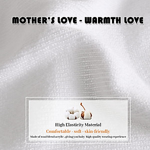 DANMY Baby Beanie Hat, Newborn Toddler Winter Warm Knit Hat, Kids Soft Beanie Cap