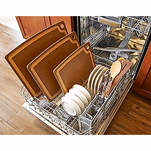 Epicurean Gourmet Series Cutting Board, 17.5-Inch by 13-Inch, Nutmeg/Natural