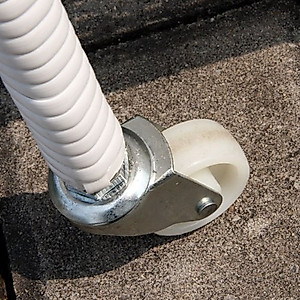 Wicker Lane Outdoor White Wicker Patio Furniture End Table