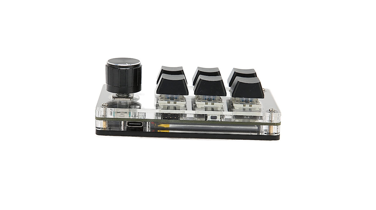 Heayzoki 6 Keys Programmable Keypad, Mini Macro Pad Mechanical Gaming ...