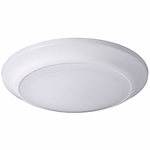Westinghouse 6322900 Large LED Indoor/Outdoor Dimmable Surface Mount Wet Location, White Finish with Frosted Lens