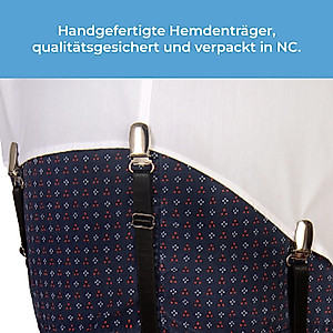 Adjustable Shirt Garters with Locking, Non-Slip Clips (1-Pair) For Men And Women By Comfy Deluxe - Elastic Shirt Stays With Clip, Easy To Wear & Keep Shirts Tucked In, For All Types Of Shirts