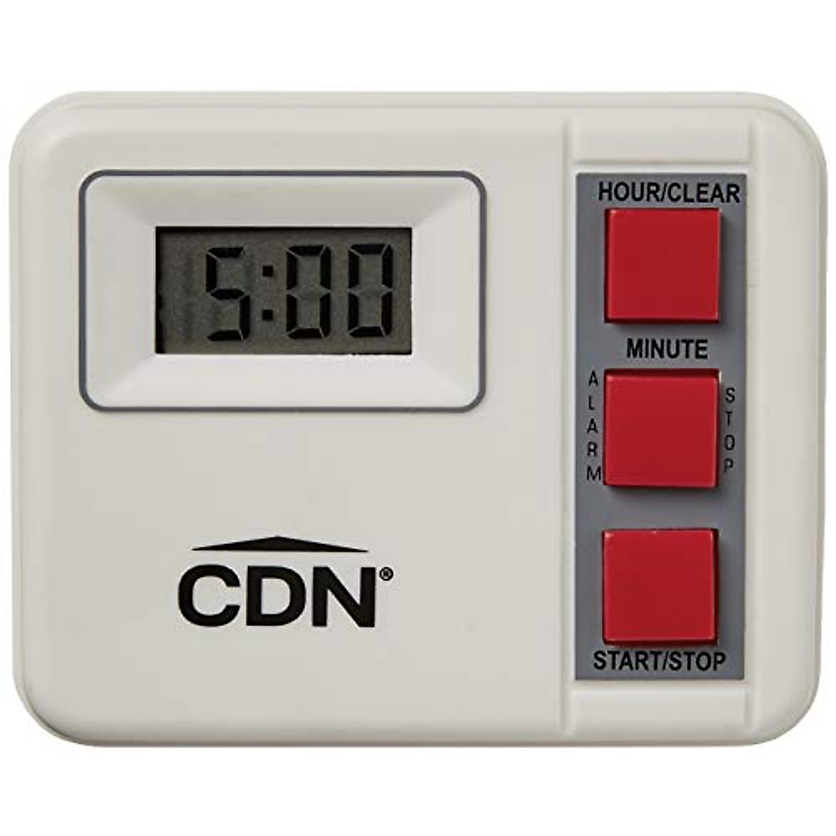CDN TM2 Digital Timer, 1 EA, White