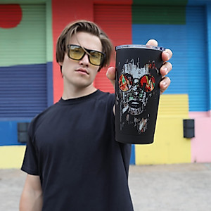 URBANCAN 20 oz Insulated Tumbler with Lid and Straw - Drink In Style with a Stainless Steel Tumbler Travel Mug - Premium Double Walled Thermos Flask - The Glance