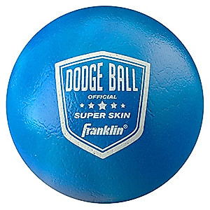 Franklin Sports Dodgeball Ball Set – Superskin-Coated Foam Balls for Playground Games – Small Dodgeballs for Gymnasium Games – Easy-Grip Foam Balls – Won’t Shred or Tear for Hours of Fun (pack of 6)